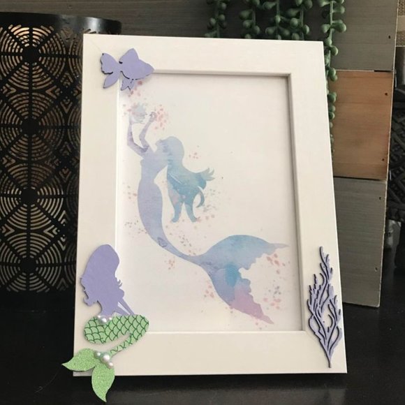 Handmade by Tracy | Accents | New Watercolor Mermaid With Pretty ...